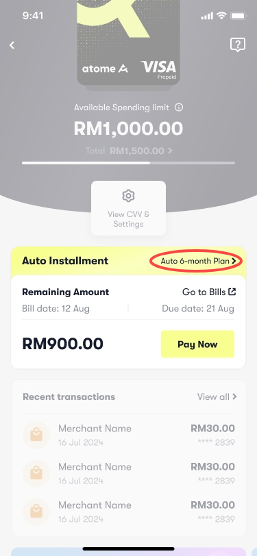 Can I manage my Auto-Installment settings? – Atome | Buy Now Pay Later ...